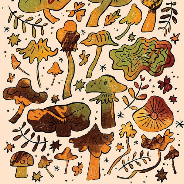 Fungi Print by Bronagh Lee | Hopeless Botanics
