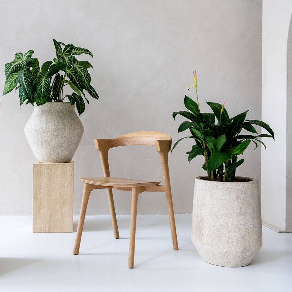 Harith High Pot, Travertine Beige – Hopeless Botanics